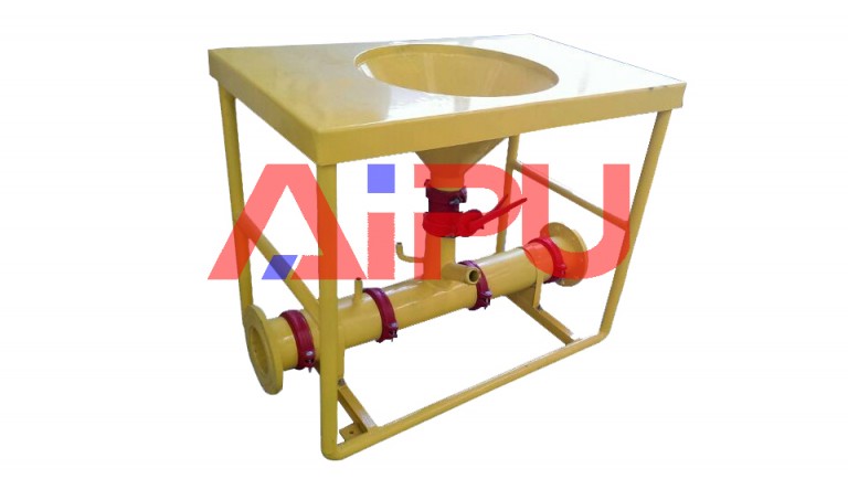 Drilling mud mixer hopper features and benefit