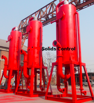 Mud gas separators for whole oil & gas well drilling project