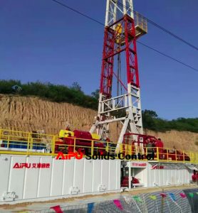 Drilling mud circulation system configuration for oil drilling