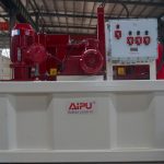 Drilling mud process system image as reference - Shaker screens